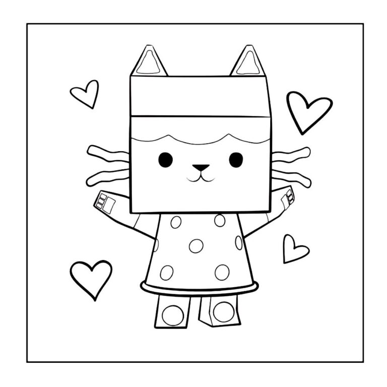 10+ Dibujo de Gabby's Dollhouse para colorear gratis