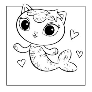 10+ Desenhos Gabby's Dollhouse para colorir e imprimir PDF