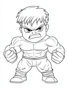 Hulk Ausmalbilder kostenlos zum ausdrucken PDF