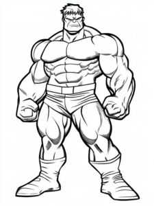 Mais de 28 páginas para colorir do Hulk exclusivo | Download E imprimir
