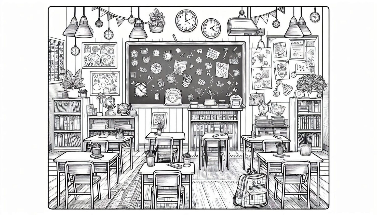 Kleurplaat Start Schooljaar Unieke | Download En Print