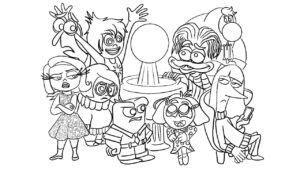 80+ Inside Out 2 coloring pages free printables
