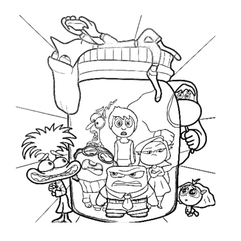 80+ Inside Out 2 coloring pages free printables