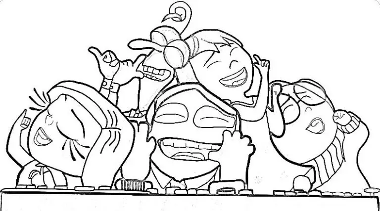 80+ Inside Out 2 da colorare unico e stampare PDF gratuita