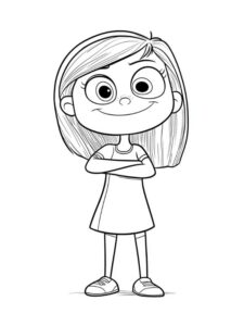Inside Out da colorare unico e stampare PDF gratuita