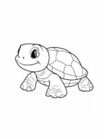 43 Broasca testoasa de colorat gratuit (Desene imprimabile)