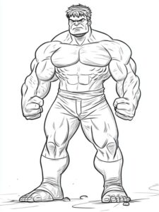 Mais de 28 páginas para colorir do Hulk exclusivo | Download E imprimir