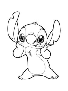 26+ Coloring page Stitch And Angel Unique | Download And Print