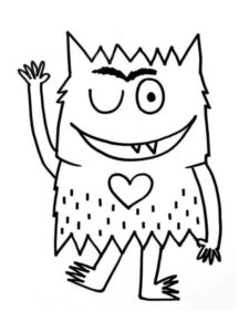 30+ The Colour Monster Coloring Pages For Kids | Kleur-v-Kind