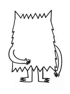 30+ The Colour Monster Coloring Pages For Kids | Kleur-v-Kind