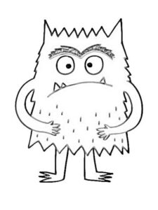 30+ The Colour Monster Coloring Pages For Kids | Kleur-v-Kind