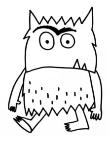 30+ The Colour Monster Coloring Pages For Kids | Kleur-v-Kind