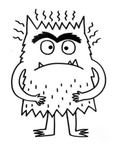 30+ The Colour Monster Coloring Pages For Kids | Kleur-v-Kind