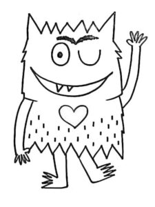 30+ The Colour Monster Coloring Pages For Kids | Kleur-v-Kind