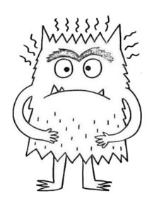 30+ The Colour Monster Coloring Pages For Kids | Kleur-v-Kind