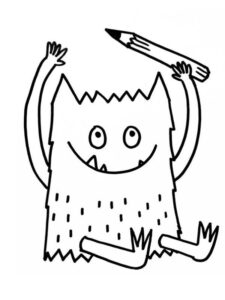30+ The Colour Monster Coloring Pages For Kids | Kleur-v-Kind