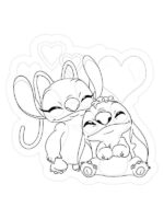 29+ Coloriage Stitch et Angel | Dessins à imprimer