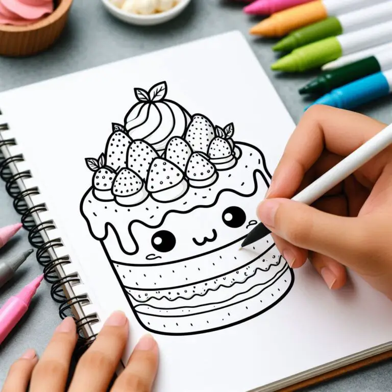 76+ Desenhos bolo para colorir e imprimir PDF gratis