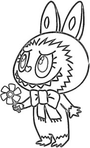 80+ Labubu Kleurplaat Voor Kinderen | Download En Print