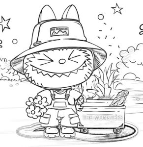 83+ Labubu Coloring Pages Free Printable | Kleur-v-Kind