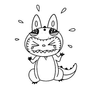 80+ Labubu Coloring Pages Free Printable | Kleur-v-Kind