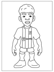 20+ Latest Lamine Yamal Coloring Pages | Free Printables