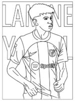 20+ Latest Lamine Yamal Coloring Pages | Free Printables
