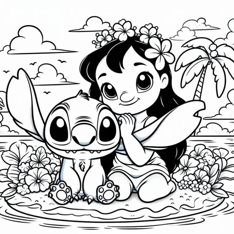 56+ Best Lilo And Stitch Coloring Pages | Free Printables