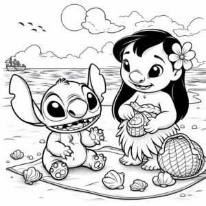 59+ Best Lilo And Stitch Coloring Pages | Free Printables