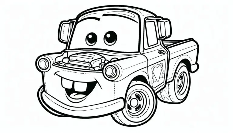 15 Cars da colorare unico e stampare PDF gratuita