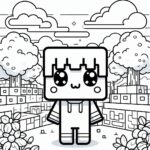 69 Minecraft színező egyedülálló nyomtatható PDF