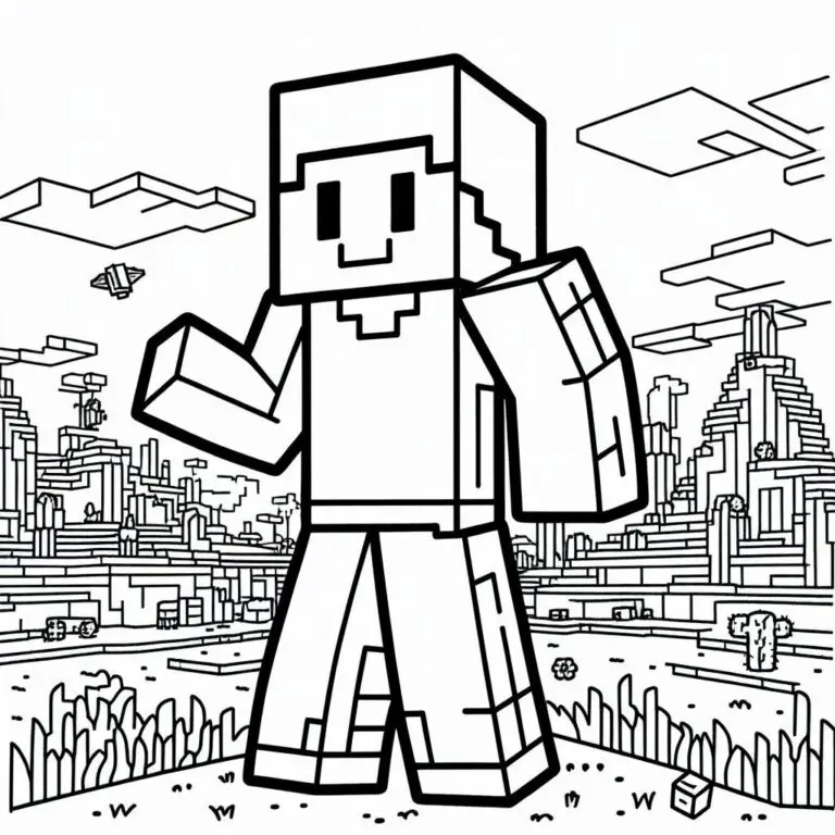 69+ Minecraft coloring pages unique | Free Printables