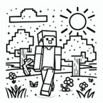 69+ Coloriage Minecraft unique | Dessins à imprimer