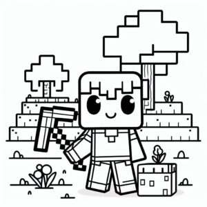 69 Minecraft da colorare unico e stampare PDF gratuita