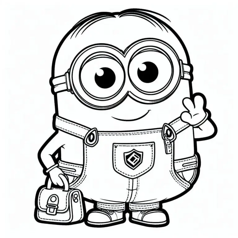 70+ Minion da colorare unico e stampare PDF gratuita