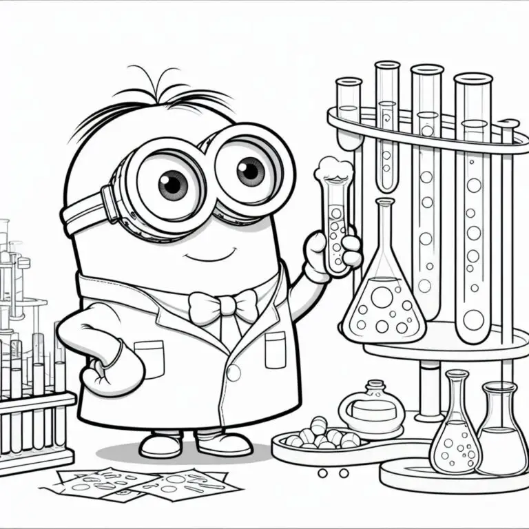 Unikátní omalovánka 70+ Minions | Uvolnit Download A Tisk