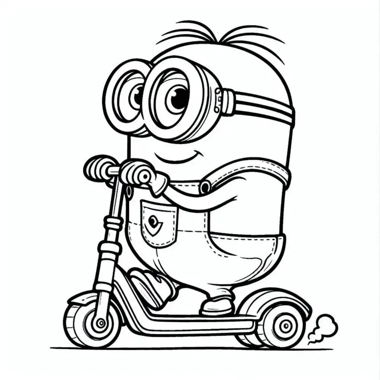 70+ Minions színező egyedülálló nyomtatható PDF