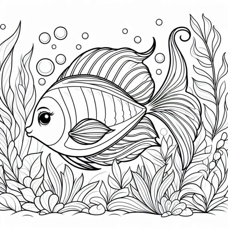 30+ Smukkeste Fisk I Havet Maleside By Kleur-v-Kind
