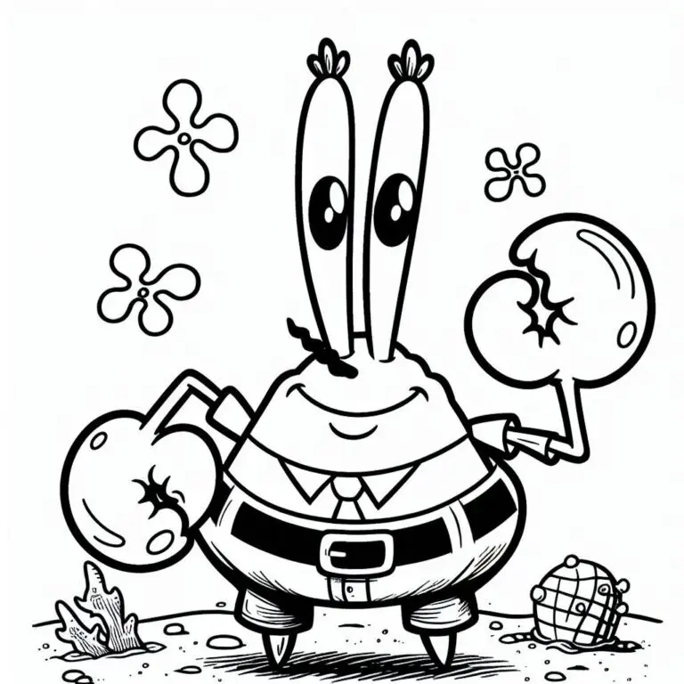 90+ Spongebob boyama sayfası ücretsiz PDF yazdırmak