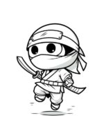 37+ Ninja Coloring Pages For Kids | Free Printables