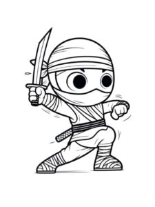 34+ Ninja Coloring Pages For Kids | Free Printables