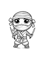 28+ Coloriage Ninja pour les enfants | Dessins à imprimer