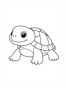 43 Broasca testoasa de colorat gratuit (Desene imprimabile)