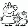 66+ Peppa Pig de colorat pentru copii (Desene imprimabile)