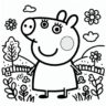 63+ Peppa Pig de colorat pentru copii (Desene imprimabile)