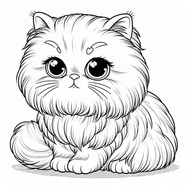 72 Gatto da colorare unico e stampare PDF gratuita