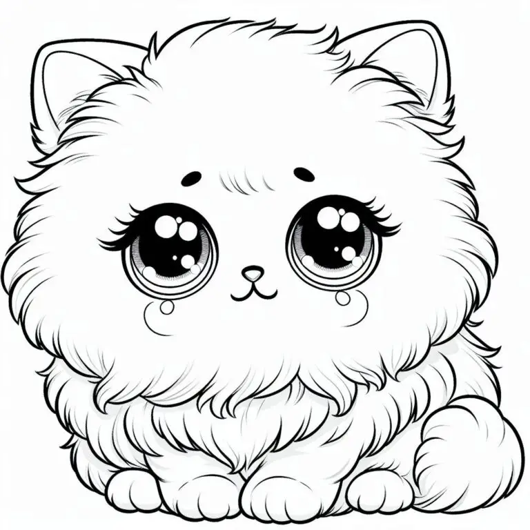 72 Mewarnai kucing untuk anak-anak (gambar untuk dicetak)