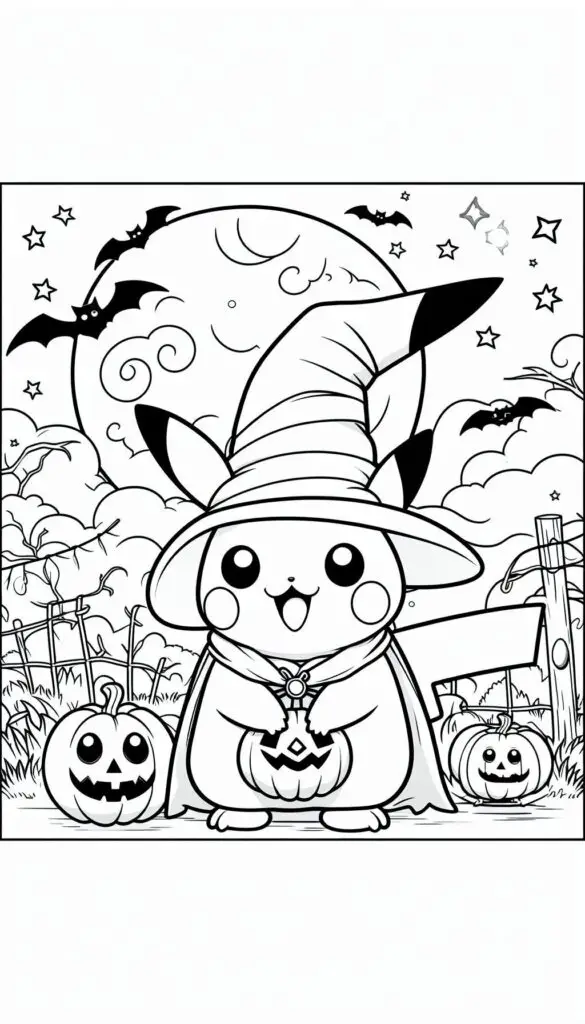[50+] Pikachu Coloring Page Unique | Download And Print PDF