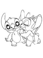 29+ Coloriage Stitch et Angel | Dessins à imprimer