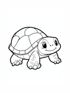 43 Broasca testoasa de colorat gratuit (Desene imprimabile)